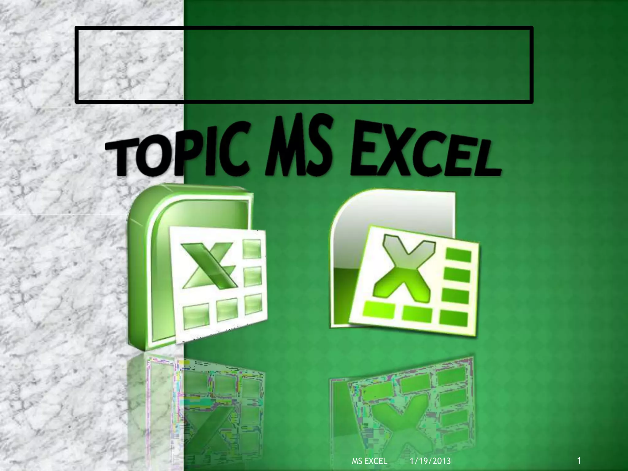 Basic Excel PPT Presentation.pptx