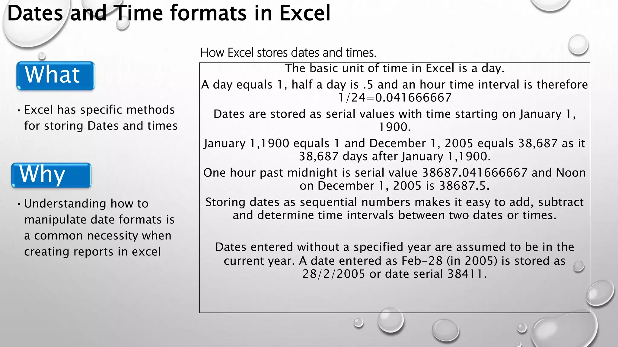 Basic excel training | PPTX