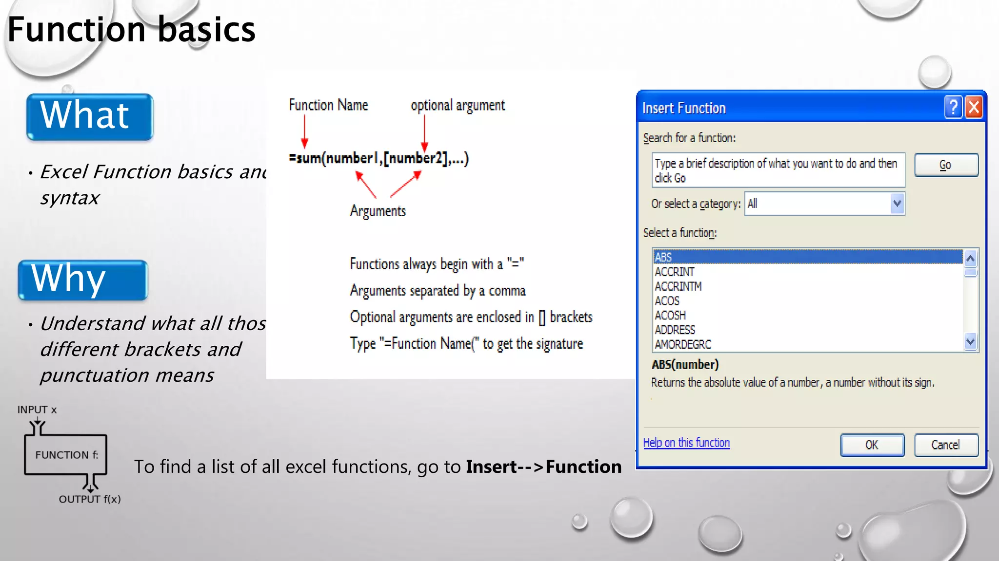 Basic excel training | PPTX