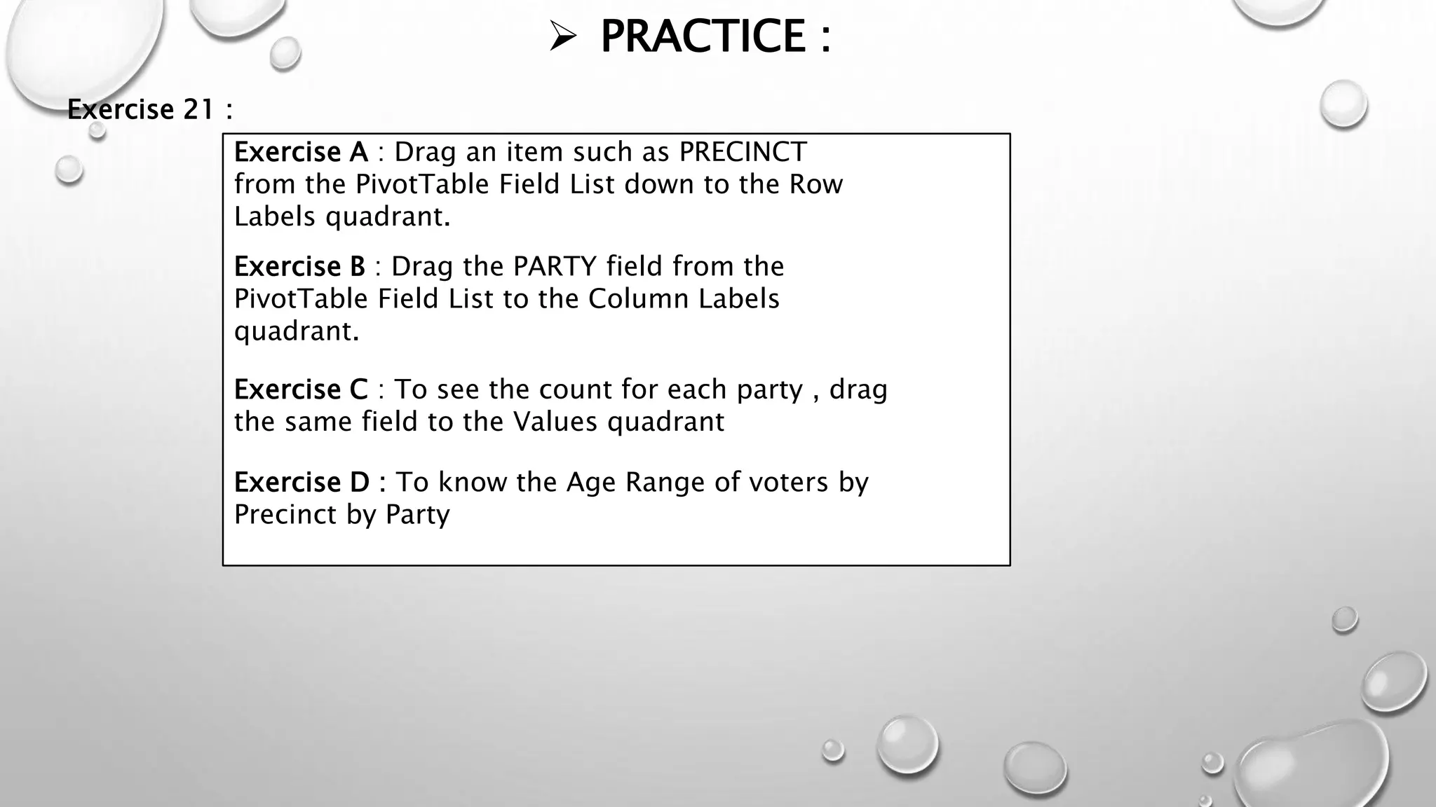 Basic excel training | PPTX