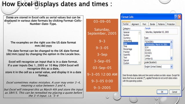 Basic excel training | PPTX