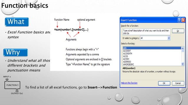 Basic excel training | PPTX