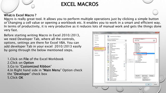 Basic excel training | PPTX