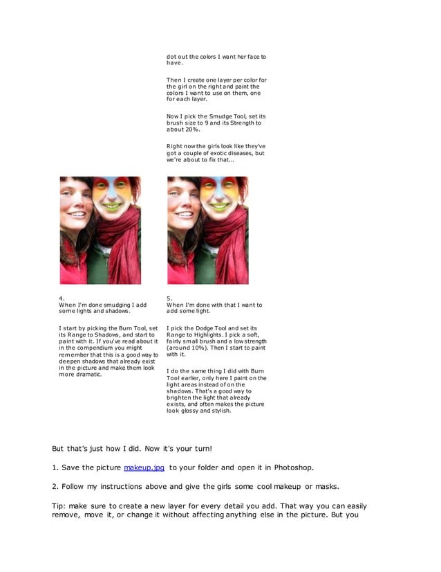 Basic exercises for photoshop | DOCX