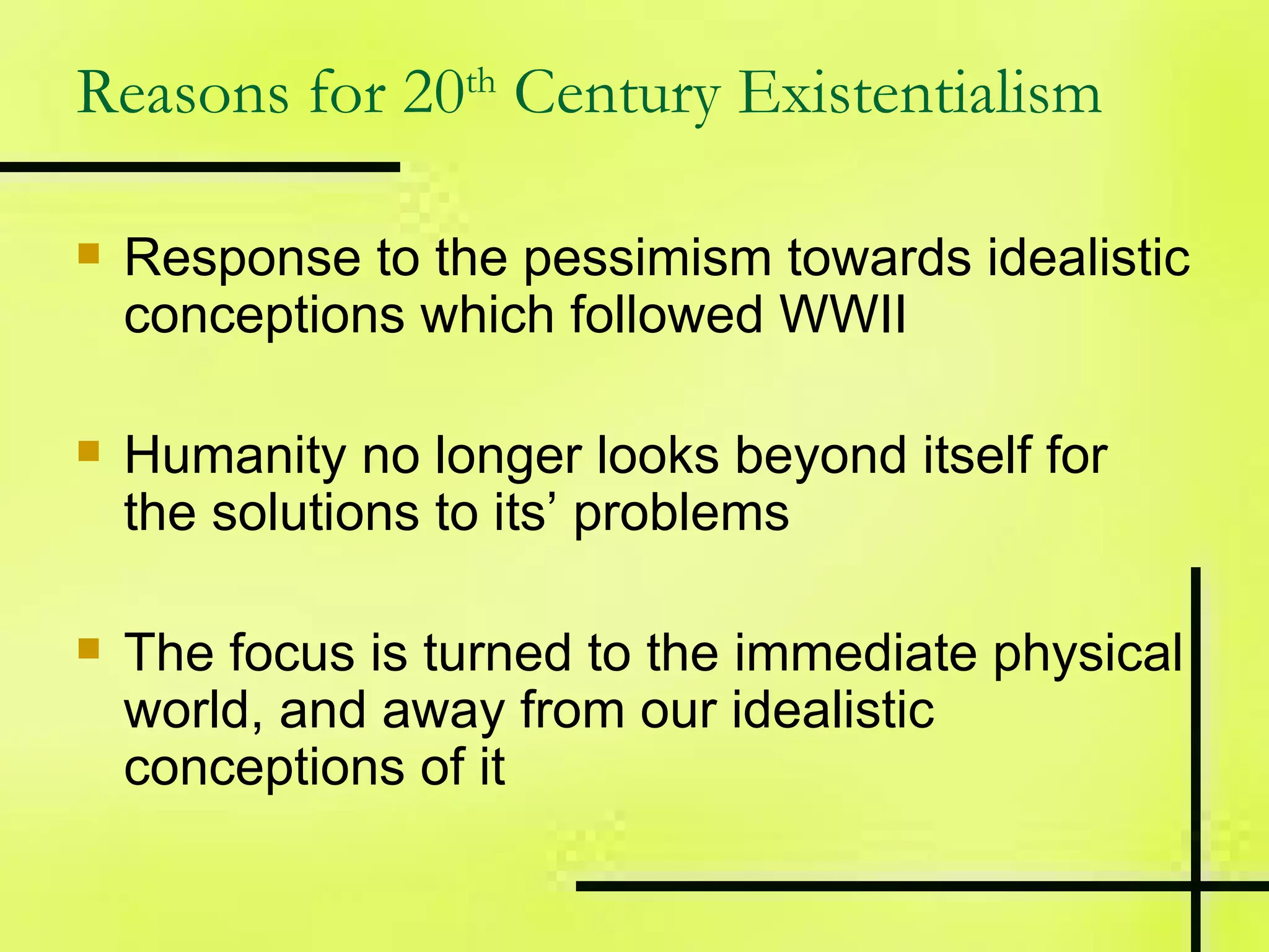 Basic Existentialism | PPT