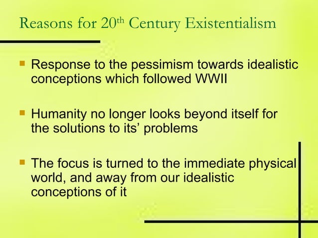 Basic Existentialism | PPT