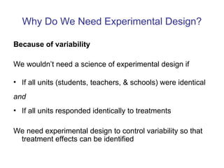 Basic Experimental Design PPT for Research Methodology.ppt