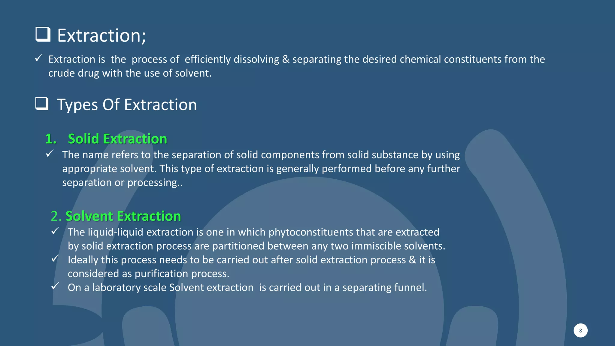 Basic Extraction methods | PPTX