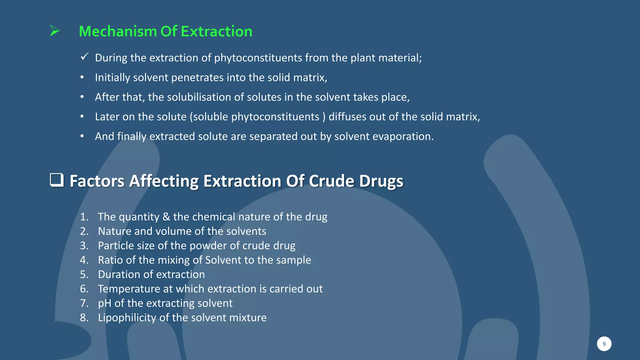 Basic Extraction methods | PPTX