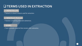 Basic Extraction methods | PPTX