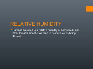 Basic factors that affect human comfort | PPT