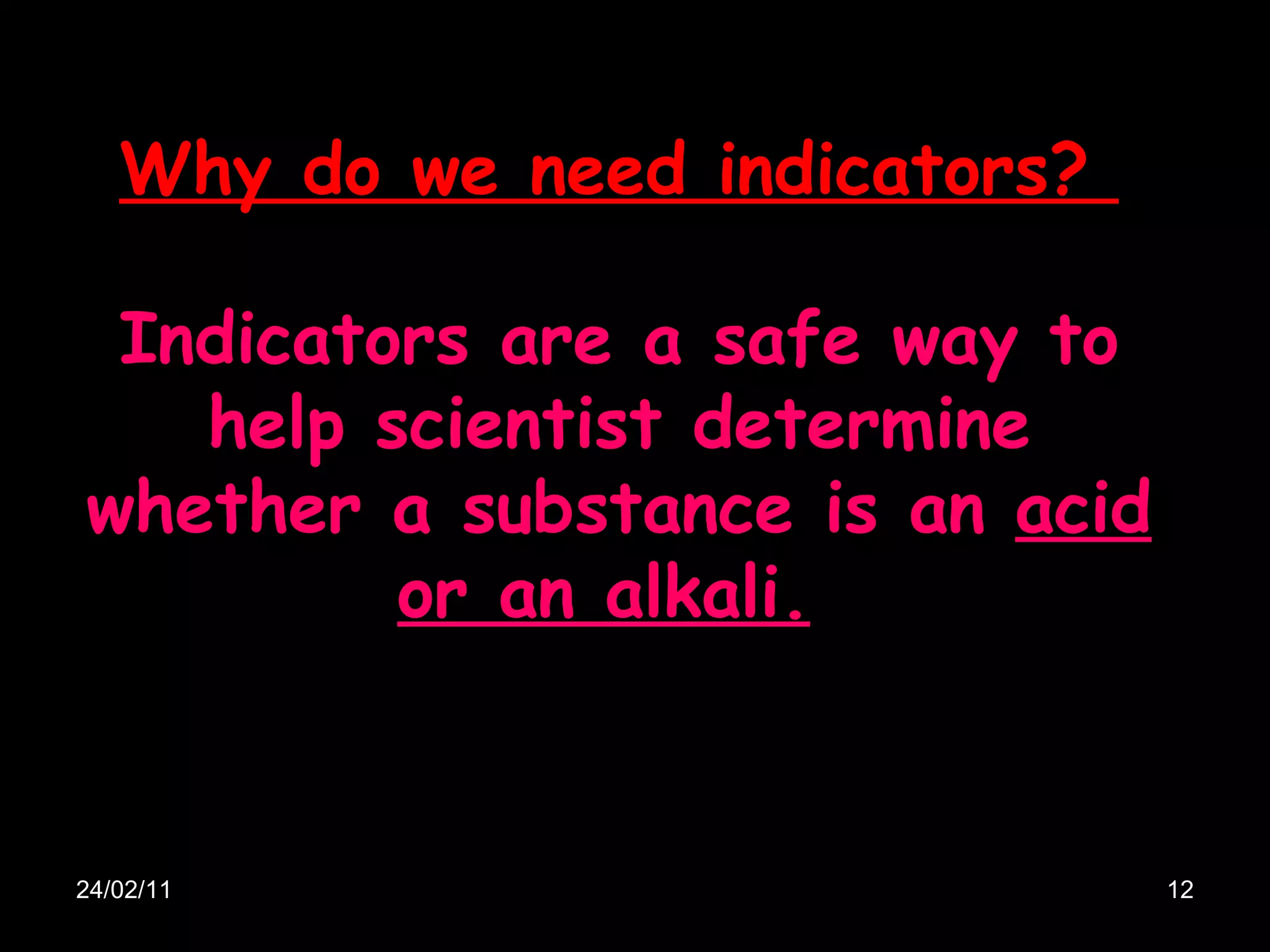 BASIC FACTS ABOUT ACIDS AND ALKALIS | PPT | Chemistry | Science