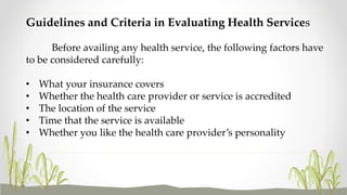 Basic facts about consumer health 2 | PPT