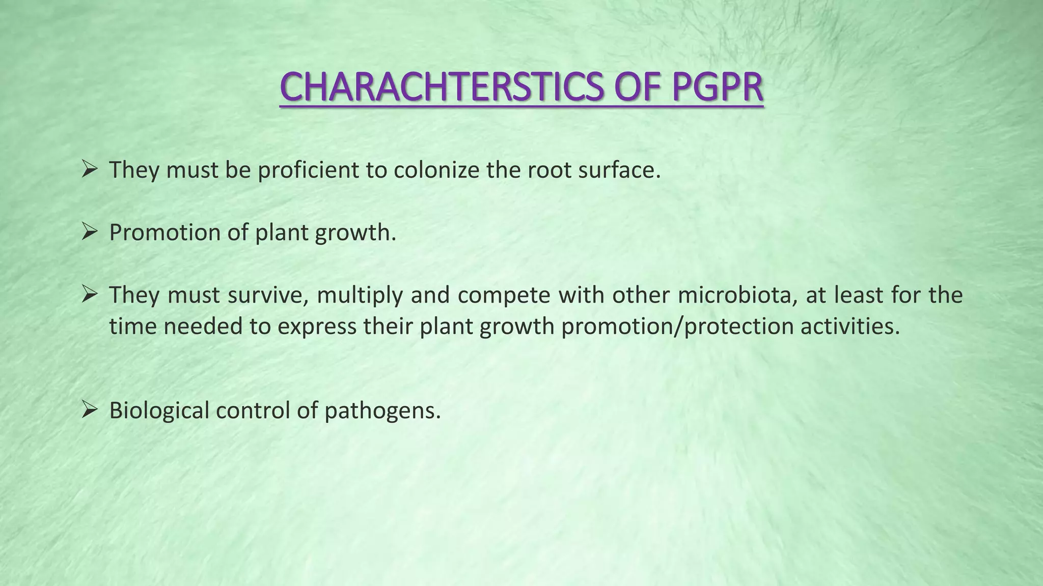 plant growth promoting rhizobacteria | PPTX