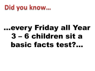 Basic Facts Presentation | PPTX