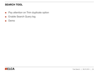 Basic SharePoint search | PPTX