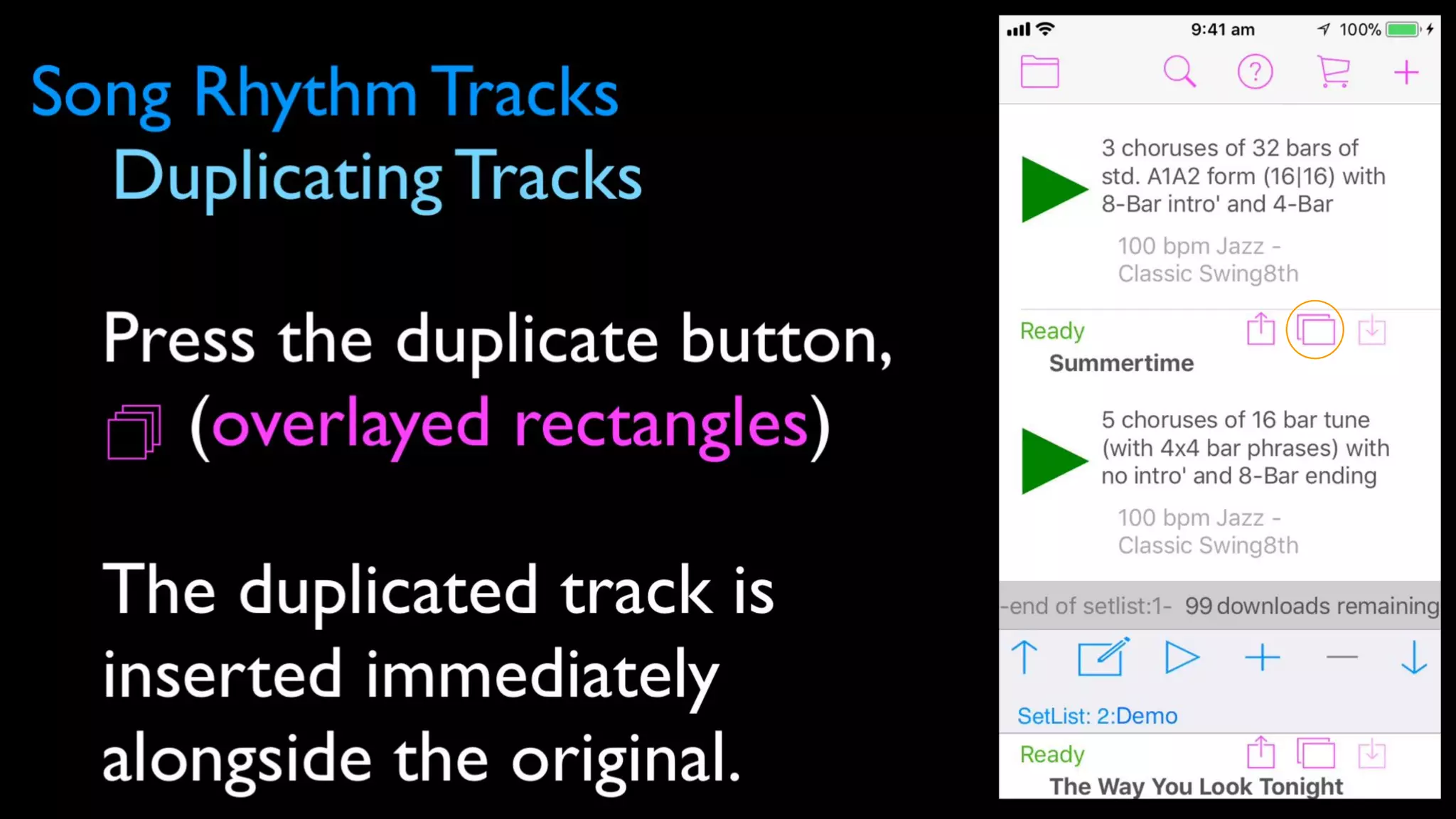 Basic Features - Song Rhythm Tracks | PDF