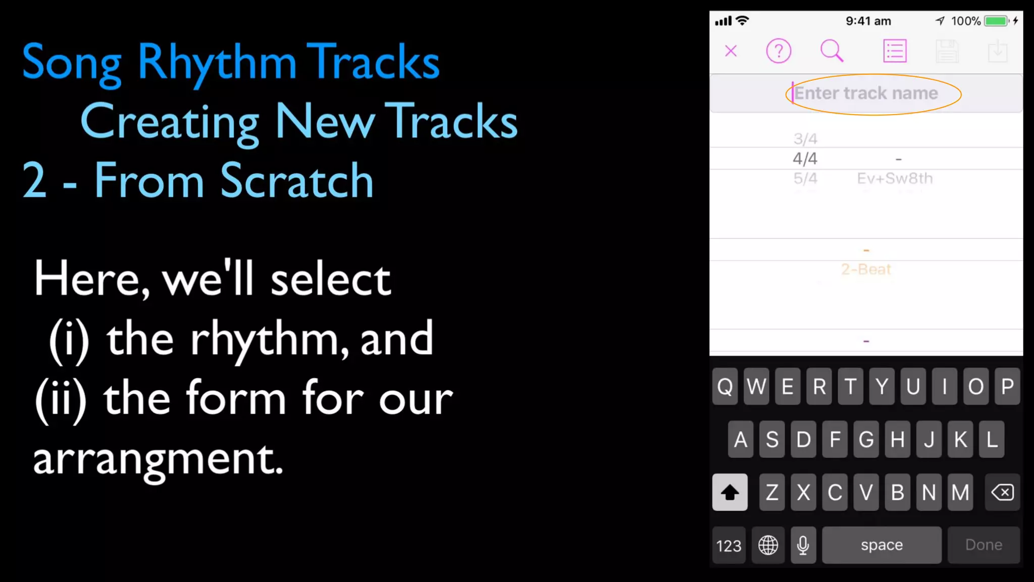 Basic Features - Song Rhythm Tracks | PDF