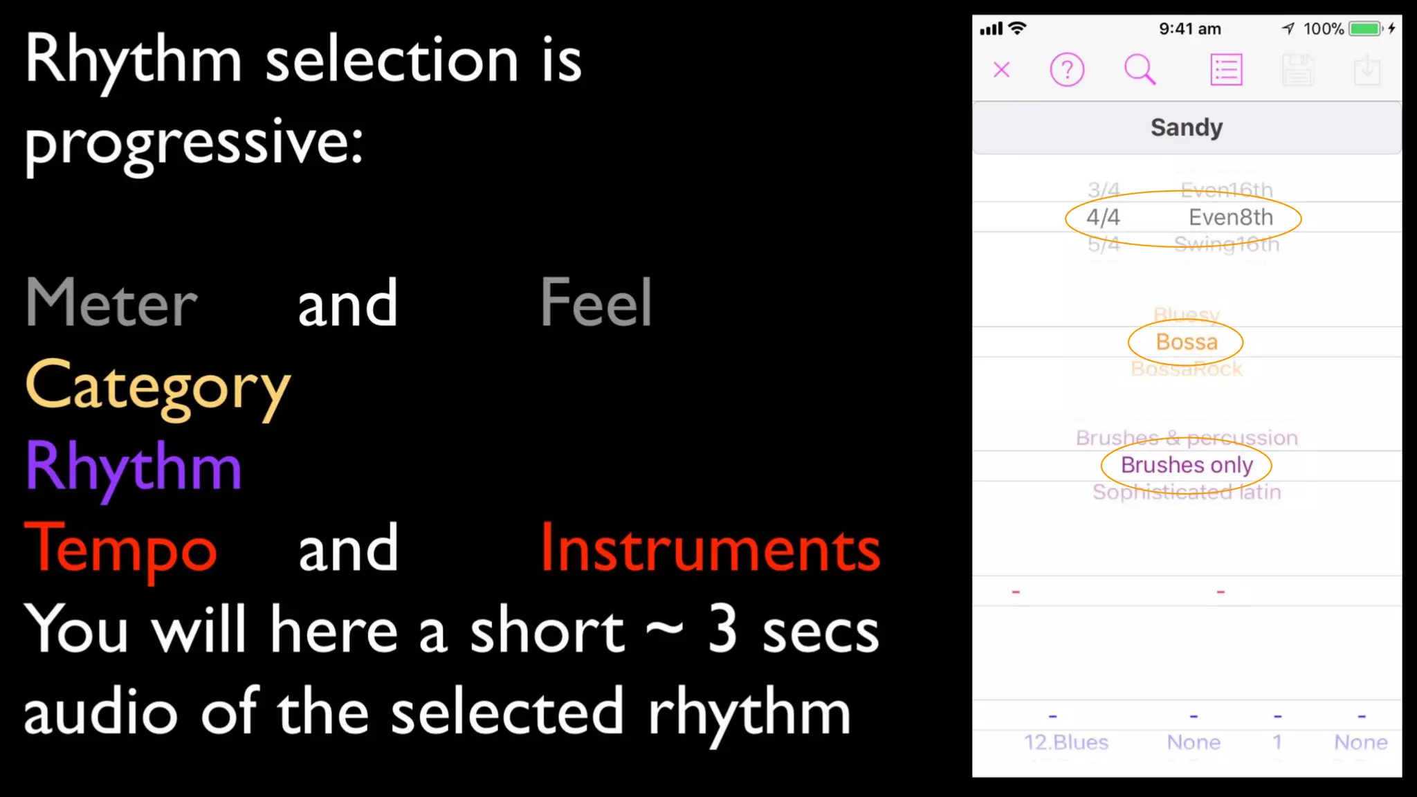 Basic Features - Song Rhythm Tracks | PDF