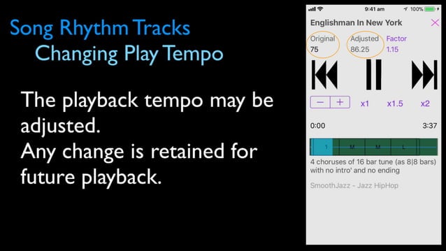 Basic Features - Song Rhythm Tracks | PDF
