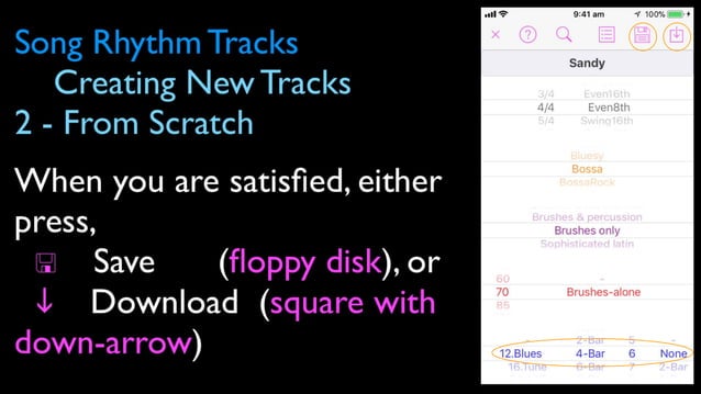 Basic Features - Song Rhythm Tracks | PDF