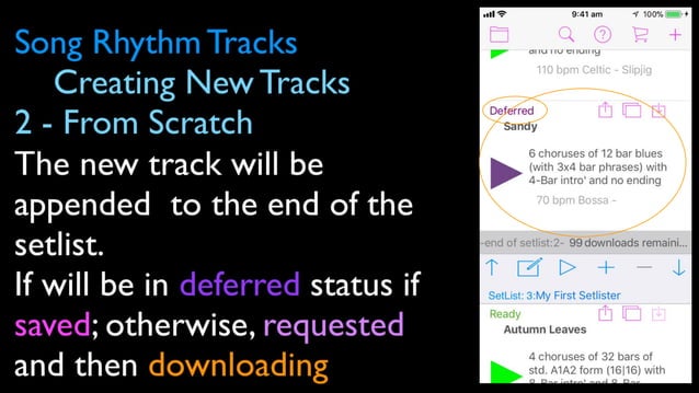 Basic Features - Song Rhythm Tracks | PDF