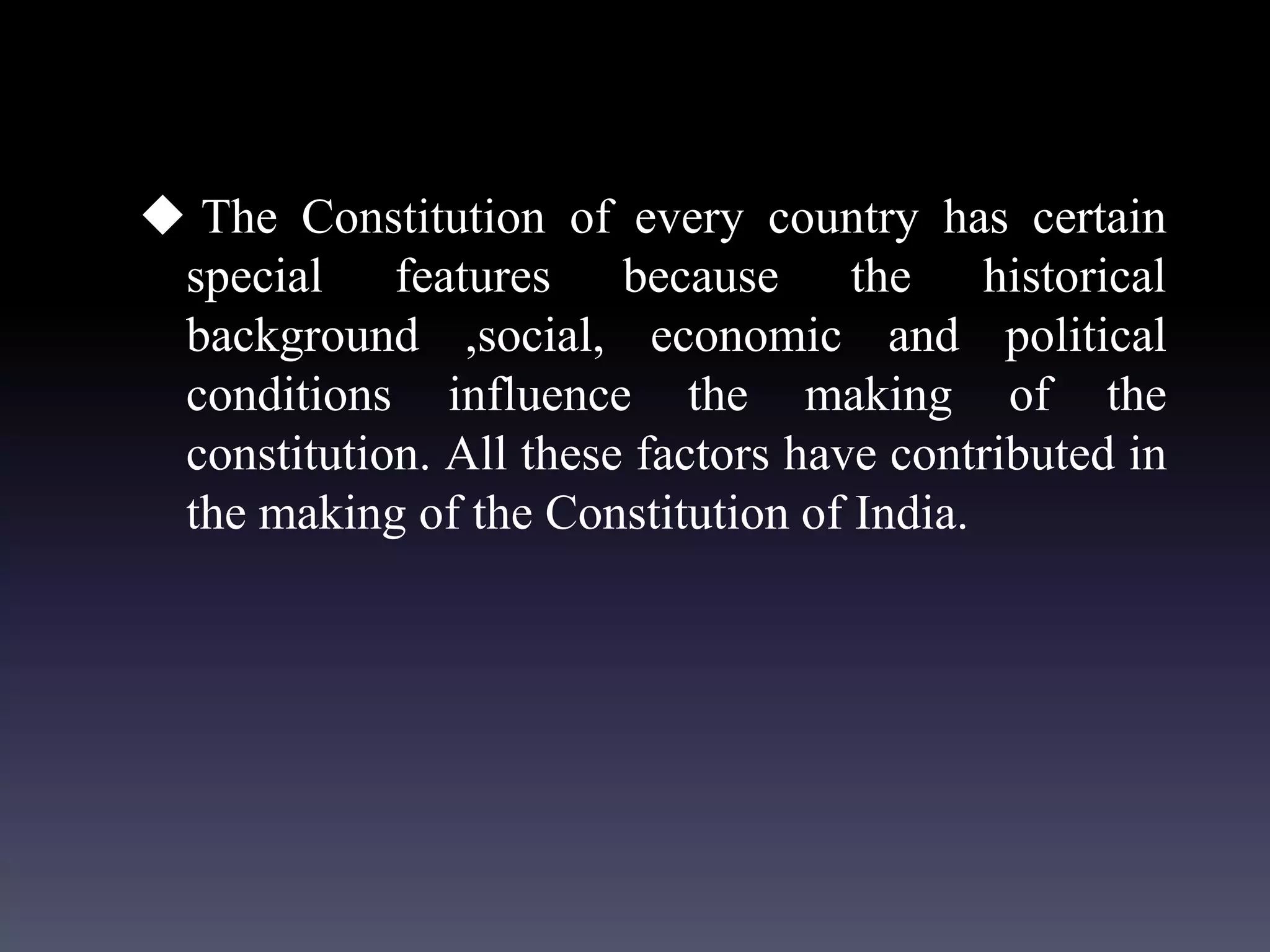 Basic features of indian constitution | PPTX