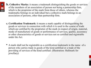Basic Features of Trademark, Characteristics | PPTX