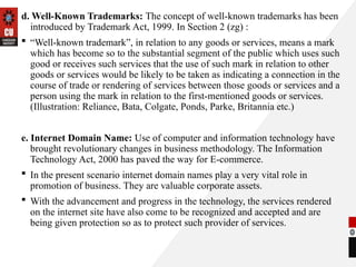 Basic Features of Trademark, Characteristics | PPTX