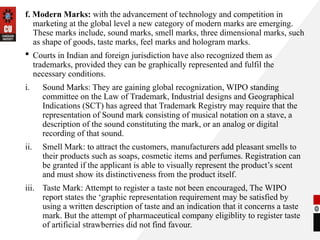 Basic Features of Trademark, Characteristics | PPTX