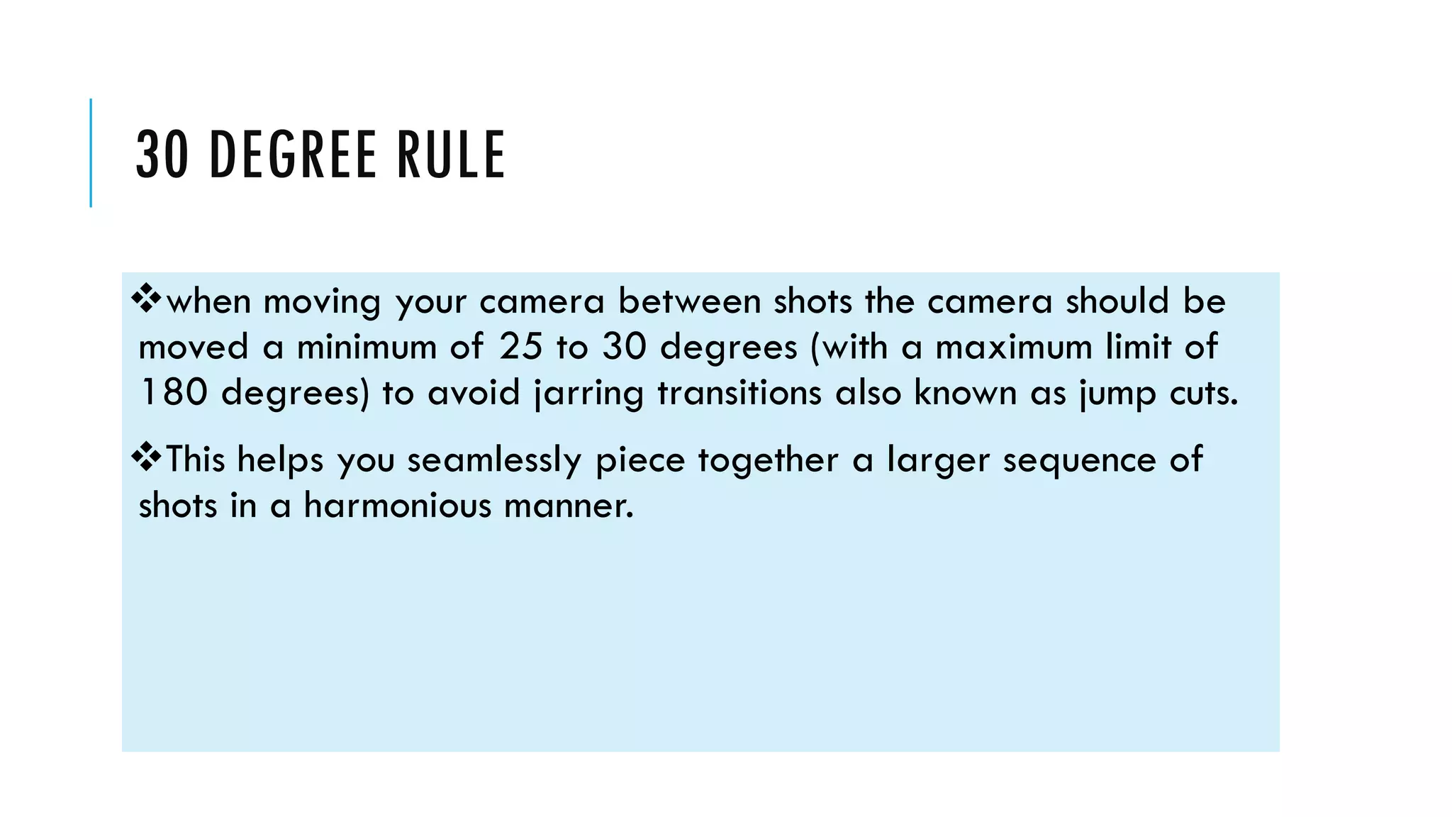 Basic film terminology; masking; iris shot; shot reverse shot | PDF