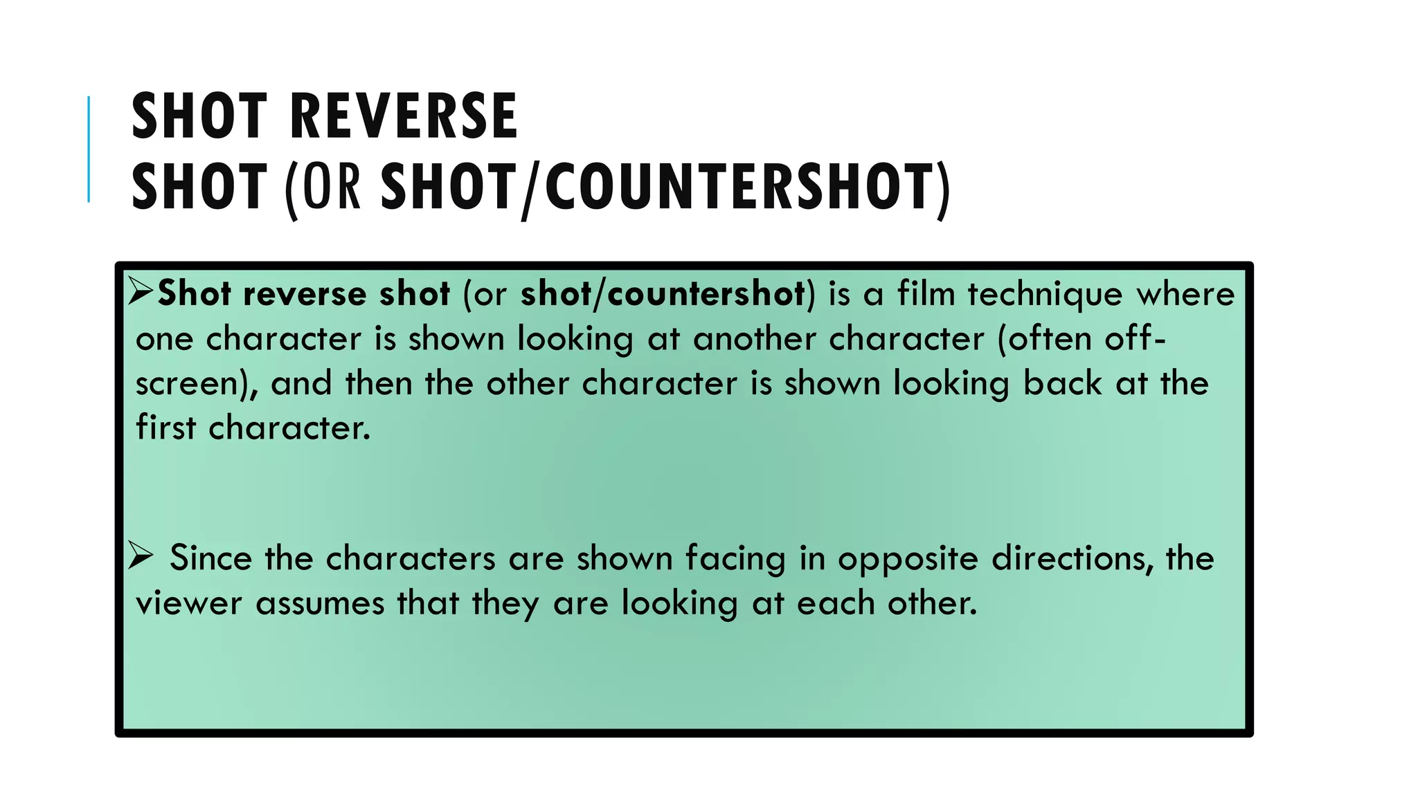 Basic film terminology; masking; iris shot; shot reverse shot | PDF
