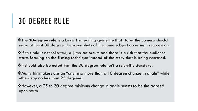 Basic film terminology; masking; iris shot; shot reverse shot | PDF ...