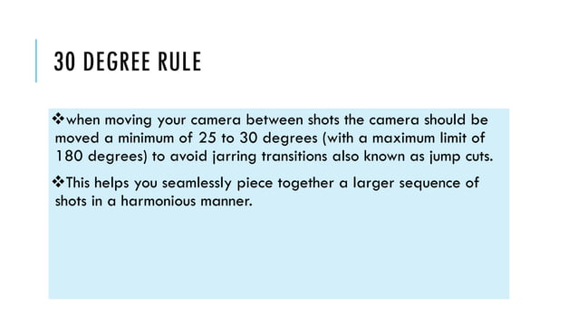 Basic film terminology; masking; iris shot; shot reverse shot | PDF ...