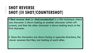 Basic film terminology; masking; iris shot; shot reverse shot | PDF