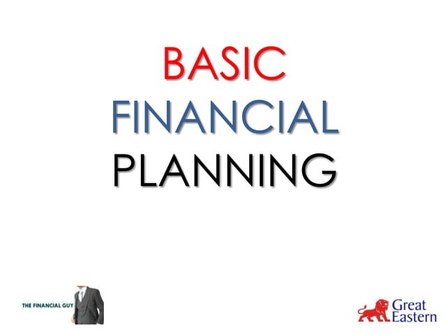 Basic Financial Planning Concepts | PPSX