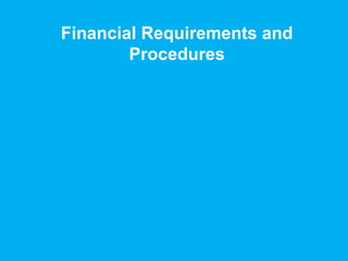Basic financial reporting requirements for grants or partner ...