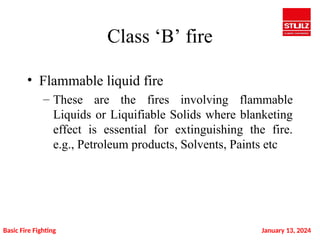 Basic Fire Fighting for beginners and intermediate | PPT