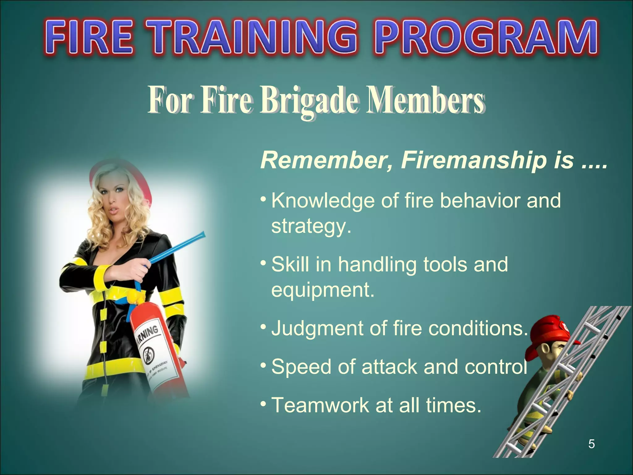 Basic Fire Fighting Training | PPT
