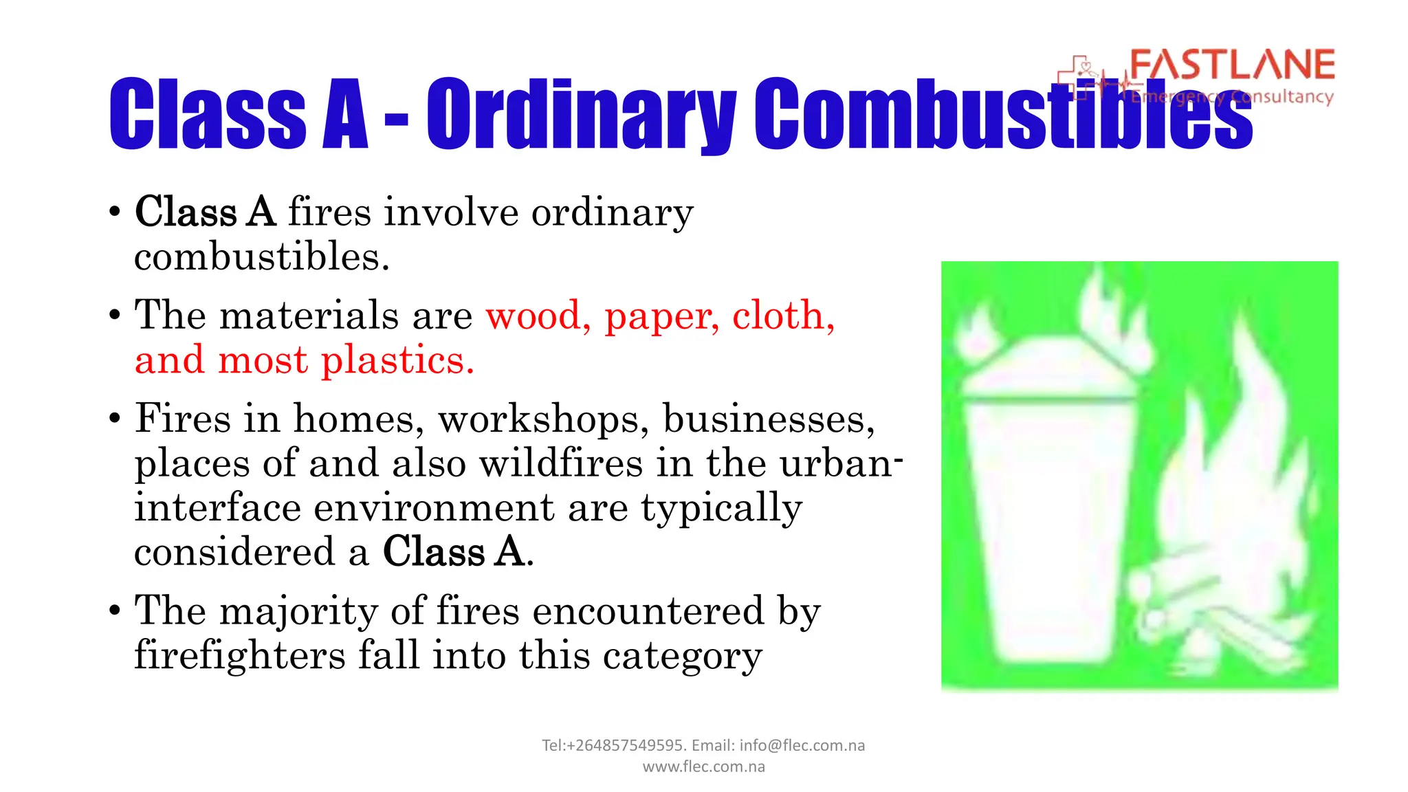 BASIC FIRE FIGHTING TRAINING by Fastlane Emergency Consultancytx | PPT