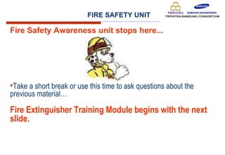 Basic Fire Figthing module bagaimana mnq | PPTX