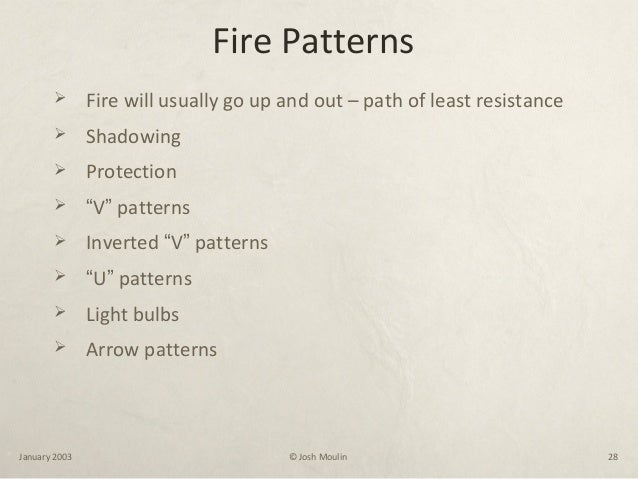 Josh Moulin: Basic Fire Investigation for Law Enforcement