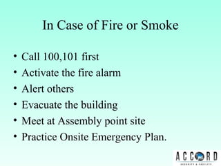 Basic fire safety | PPT