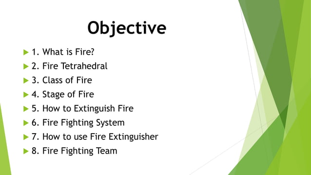 Basic fire safety | PPTX