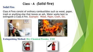 Basic fire safety | PPTX