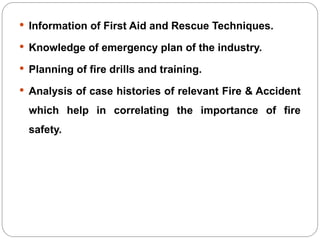 Basic fire Safety presentation for factory | PPT