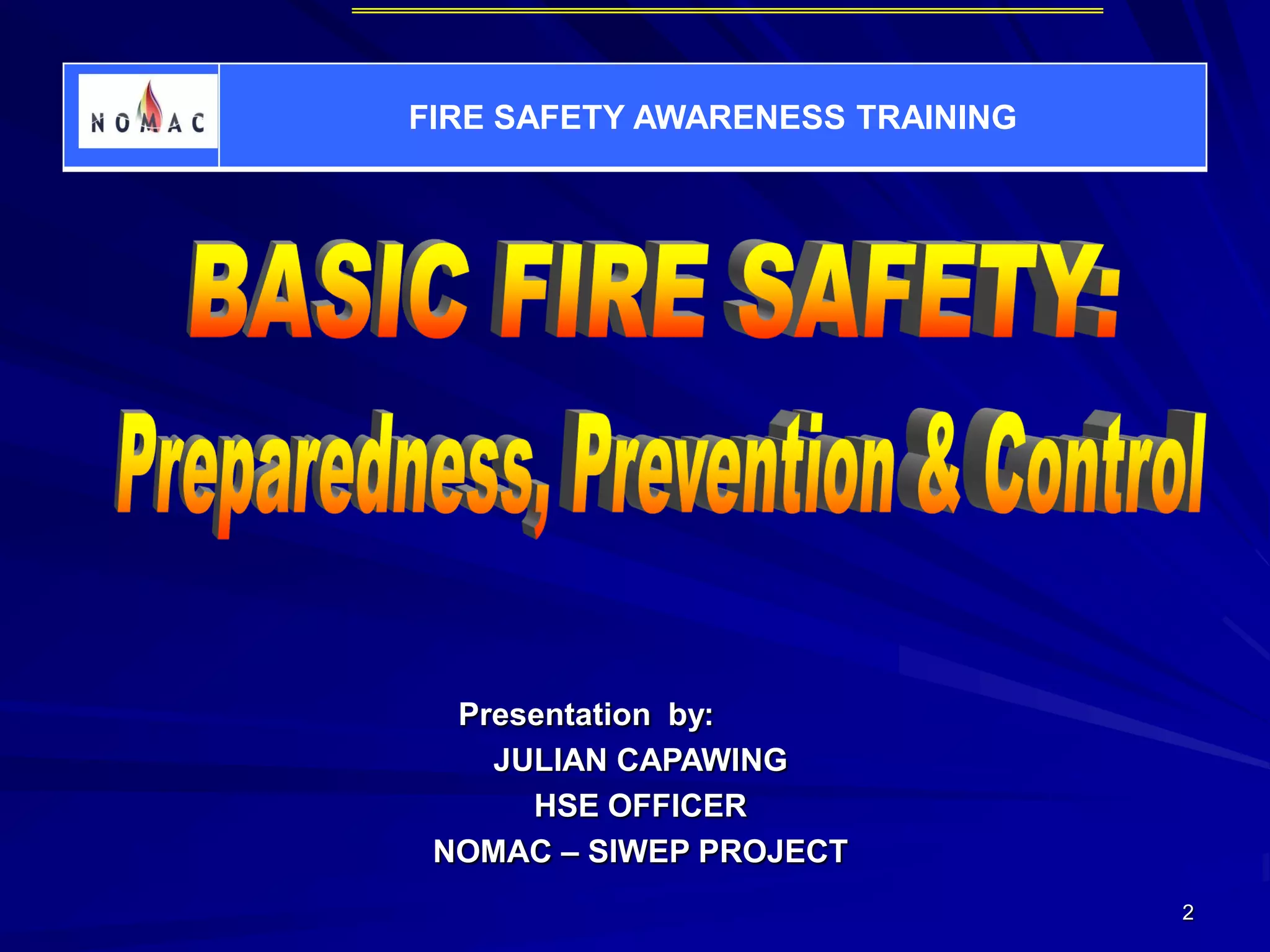 Basic Fire Safety | PDF