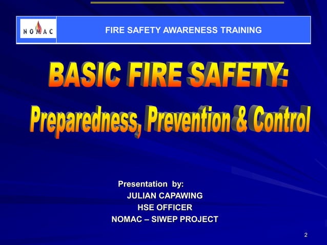 Basic Fire Safety | PDF | Chemistry | Science