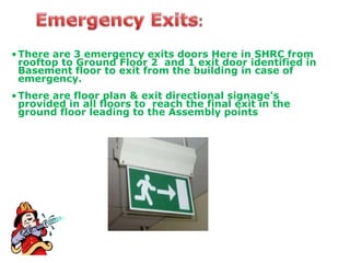Basic Fire safety training of hospital/multistory building | PPTX