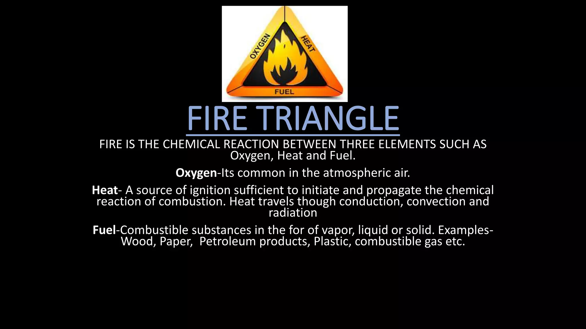Basic fire science and fire extingusing techniques | PPTX